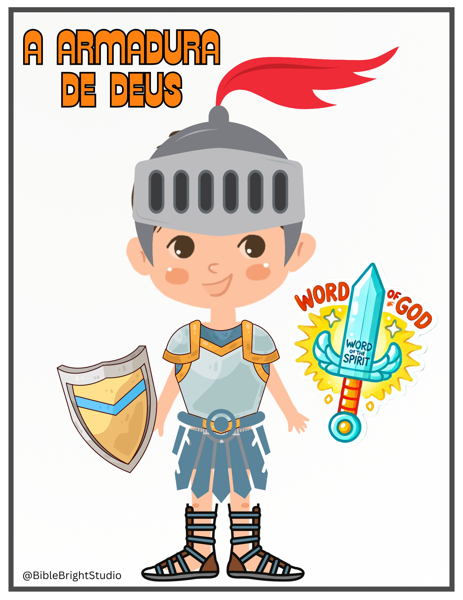 A Armadura de Deus – Kit Digital para Crianças (2 a 5 anos)