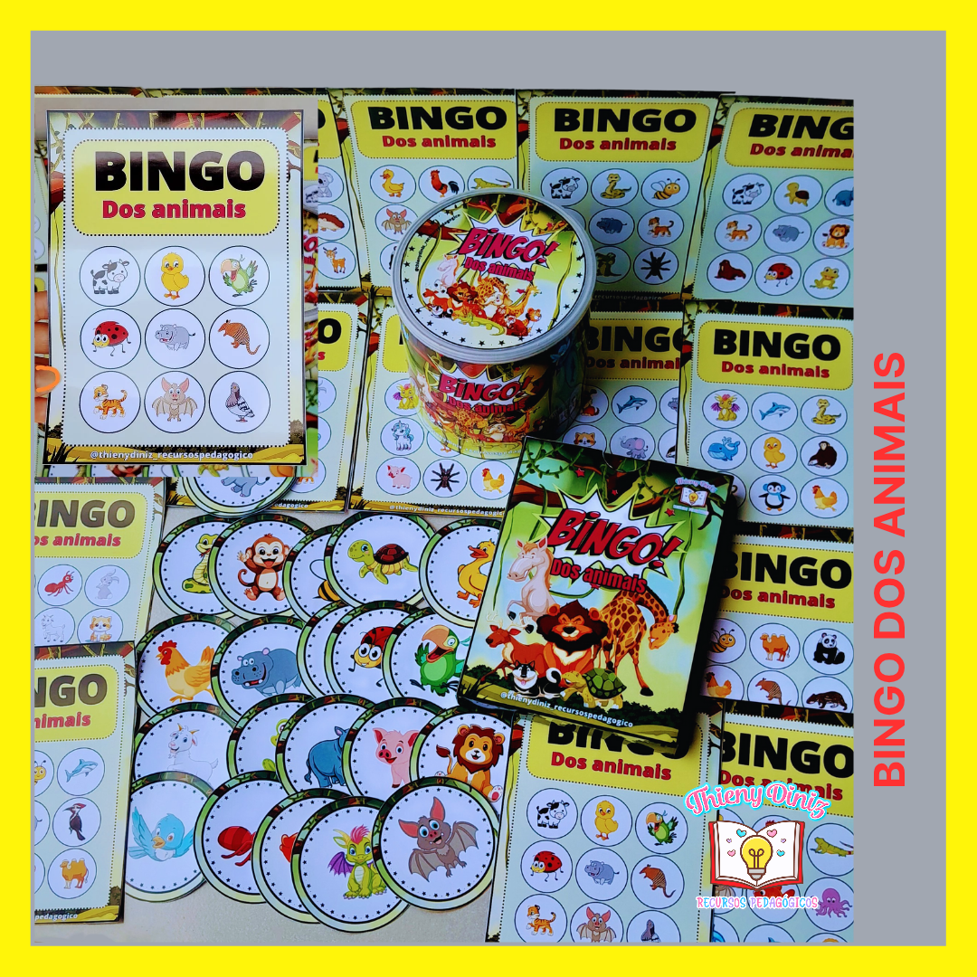 BINGO DOS ANIMAIS - Alciene Diniz da Silva | Hotmart