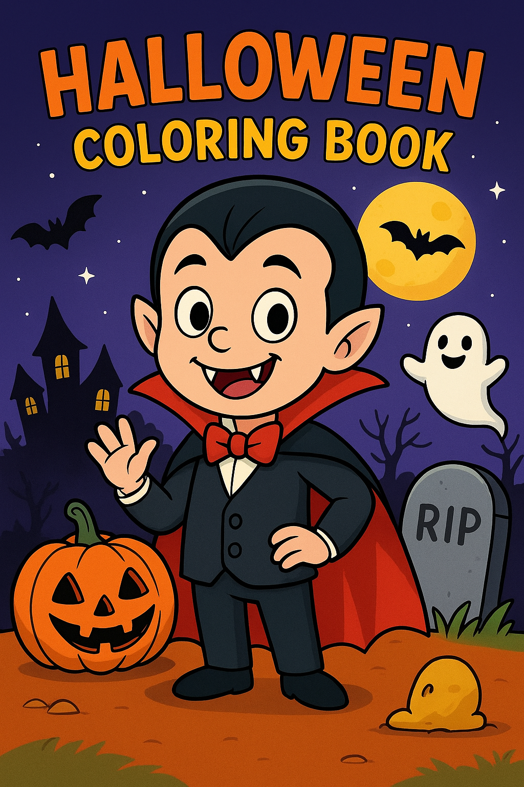 Cute & Creepy Halloween Coloring Pages - Sabrina Gil Citeroni