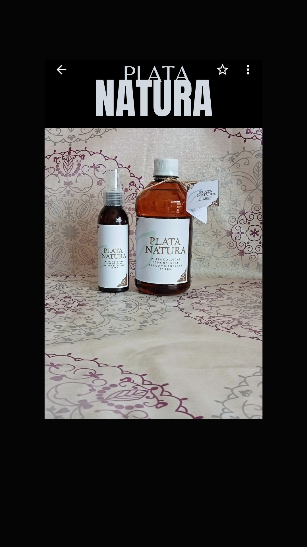 Plata Natura (Agua Colóidal) - Isabel cristina clavijo gomez | Hotmart