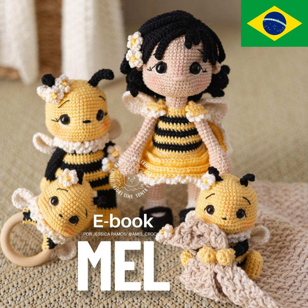 E-BOOK MEL - Amis Crochê por Jéssica Ramos | Hotmart
