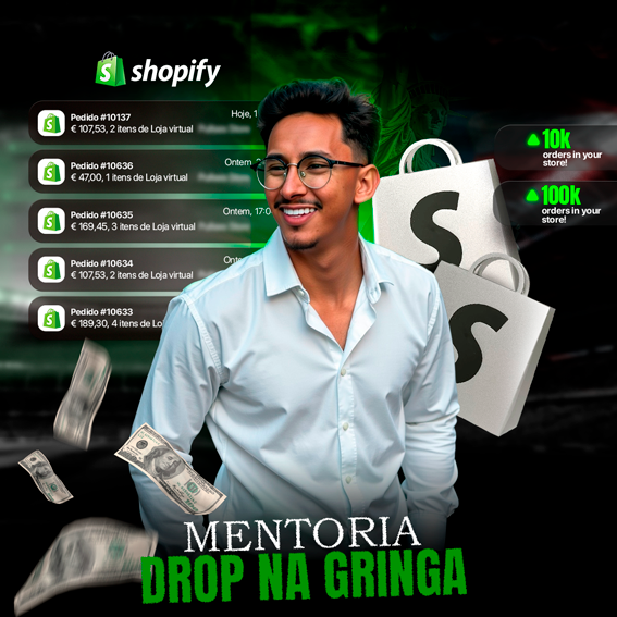 Mentoria Drop na Gringa - Samuel Bernardes | Hotmart