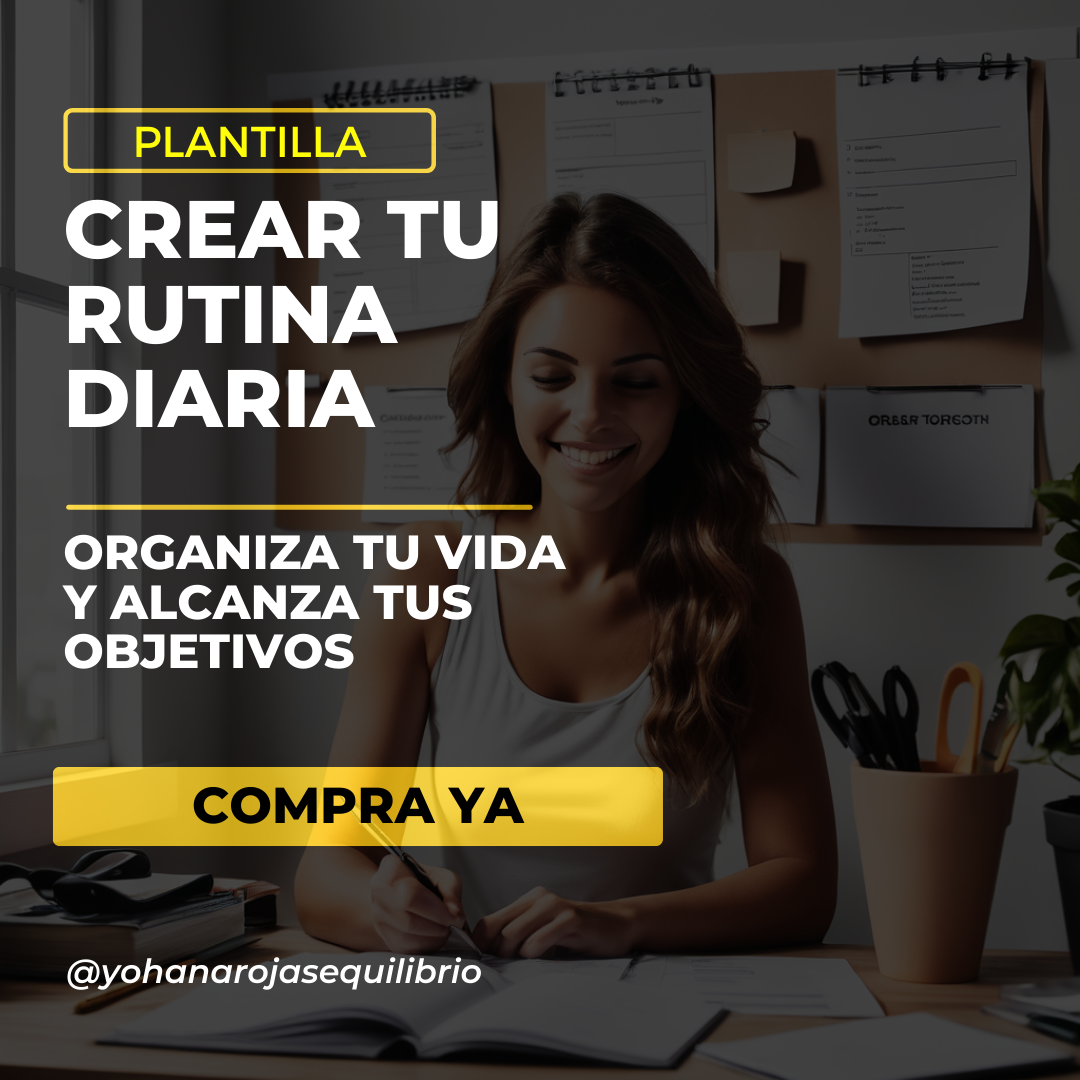 Plantilla para Crear tu Rutina Diaria: Organiza tu Vida y Alcanza t...