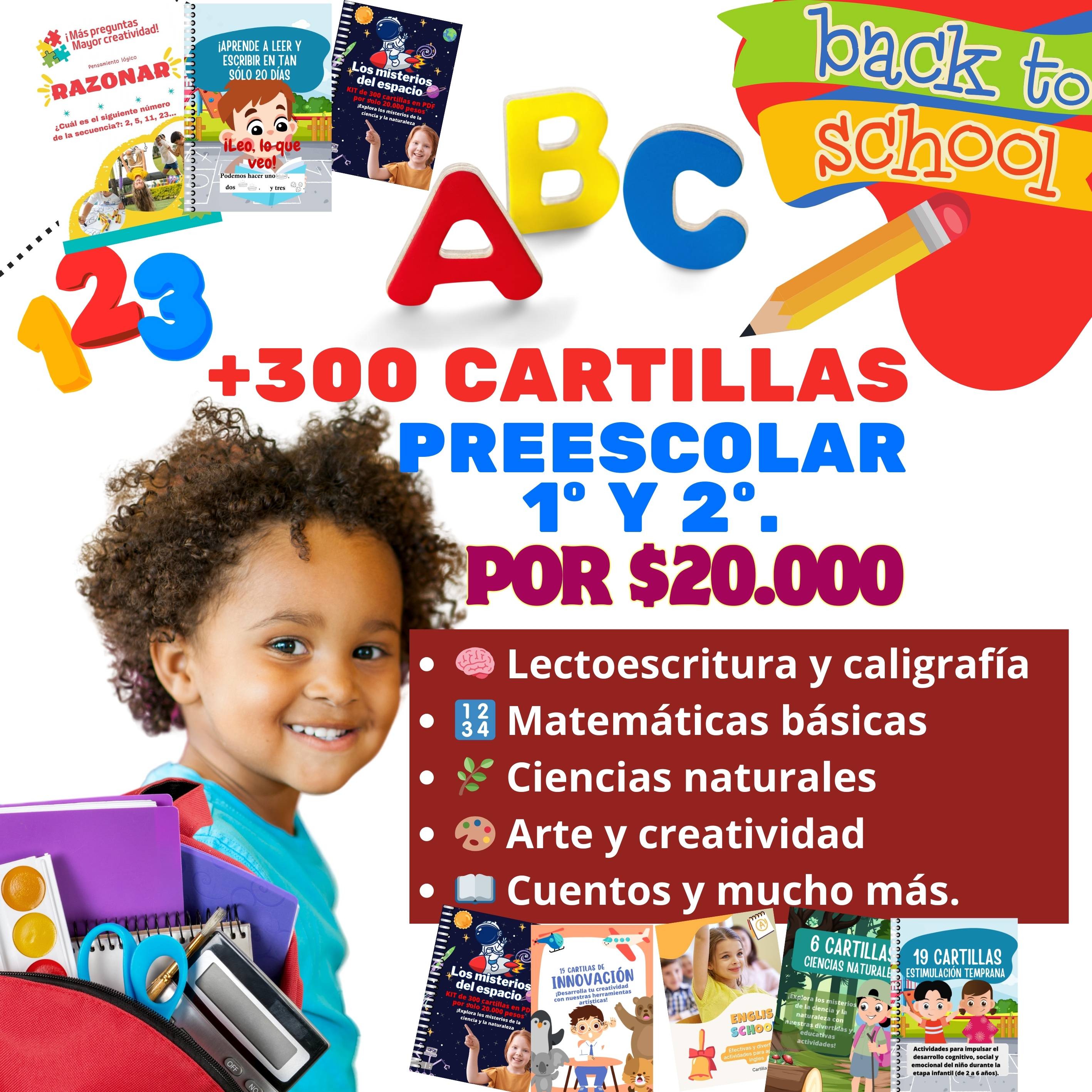 +𝟑𝟎𝟎 𝐂𝐀𝐑𝐓𝐈𝐋𝐋𝐀𝐒 𝐏𝐀𝐑𝐀 𝐏𝐑𝐄𝐄𝐒𝐂𝐎𝐋𝐀𝐑 𝟏º 𝐲 𝟐º...