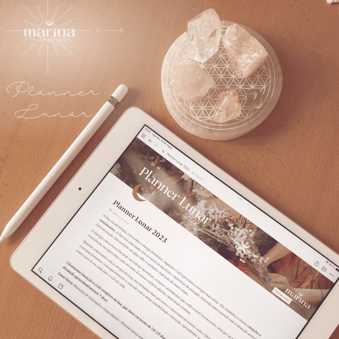 Planner Lunar digital 2023