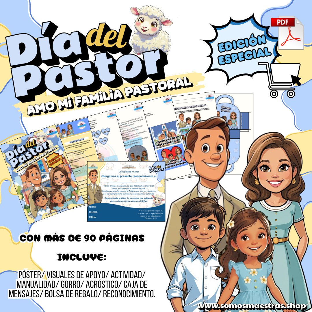 Dia del pastor (ARCHIVO PDF) - Somos Maestras | Hotmart