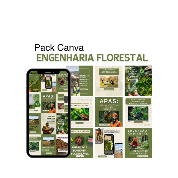 Pack Canva ENGENHARIA FLORESTAL