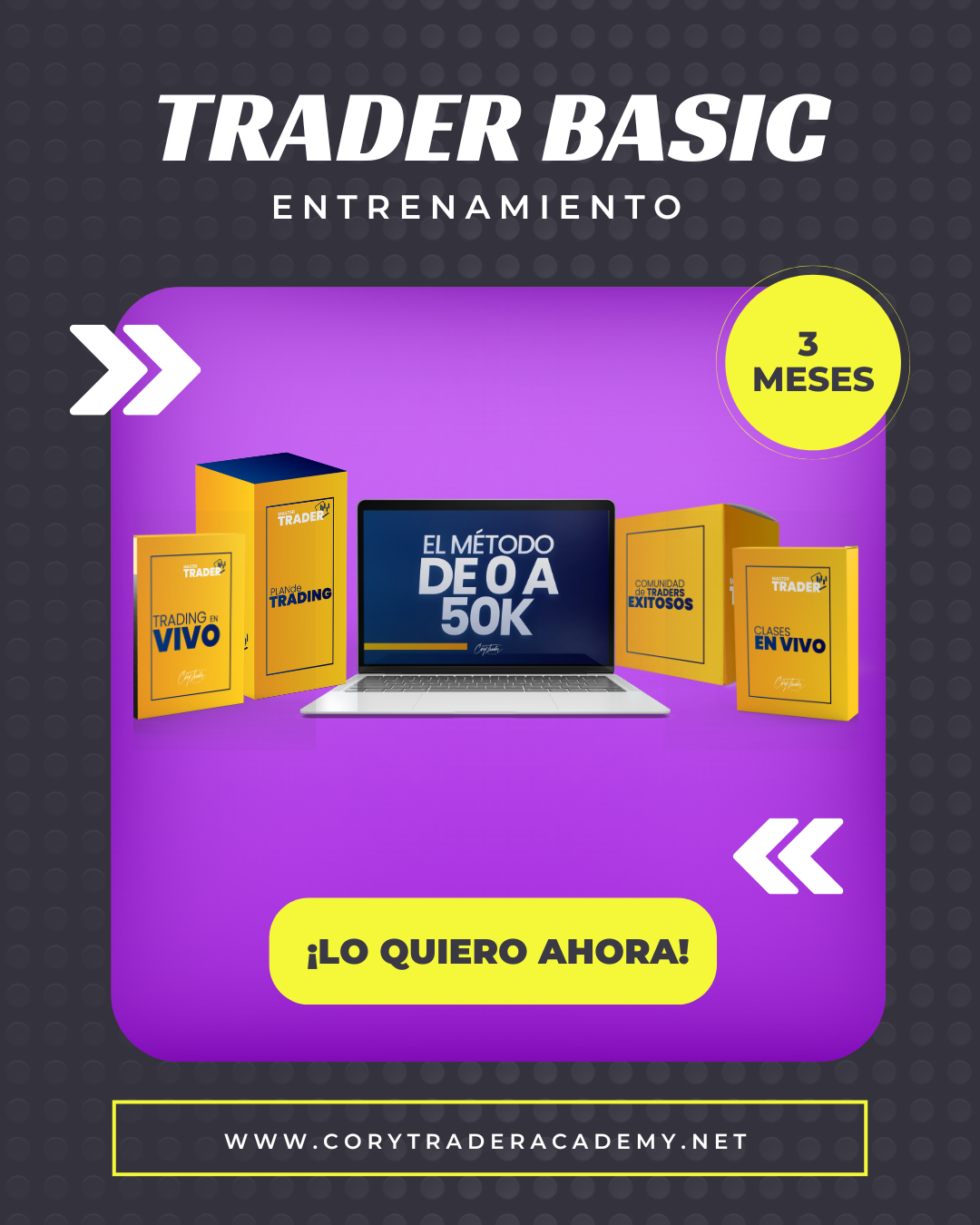 Trader BASIC - Cory Trader | Hotmart