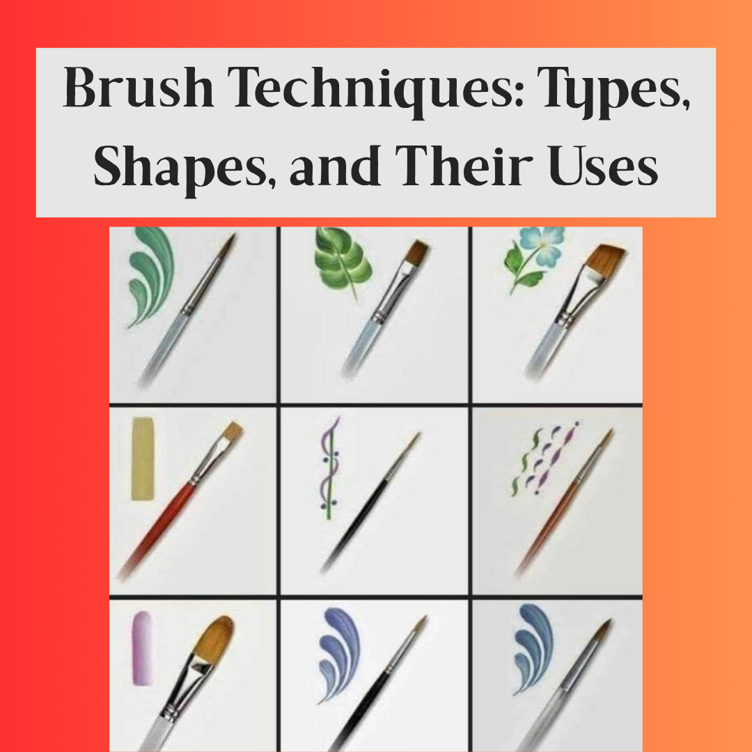 Brush Techniques: Types, Shapes, and Their Uses - Negocios con Pro...