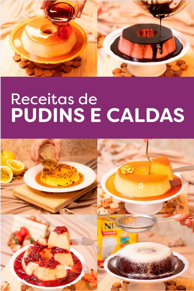 Receitas de Pudins e Caldas