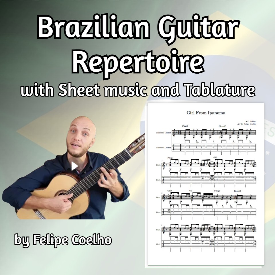 Brazilian Guitar Repertoire Sheet music and Tablature