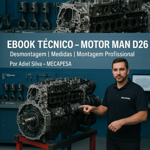 Motor MAN D26 na Prática – Formação Técnica Profissional