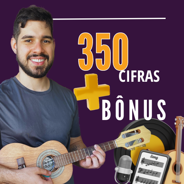 Combo 350 simplificadas + 40 cifras simplificadas + Batidas para Ca...