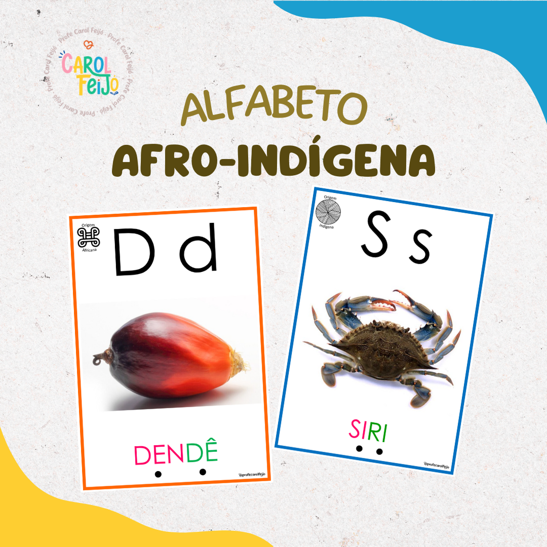 Alfabeto Afro-indígena - Caroline Fraga Feijó | Hotmart