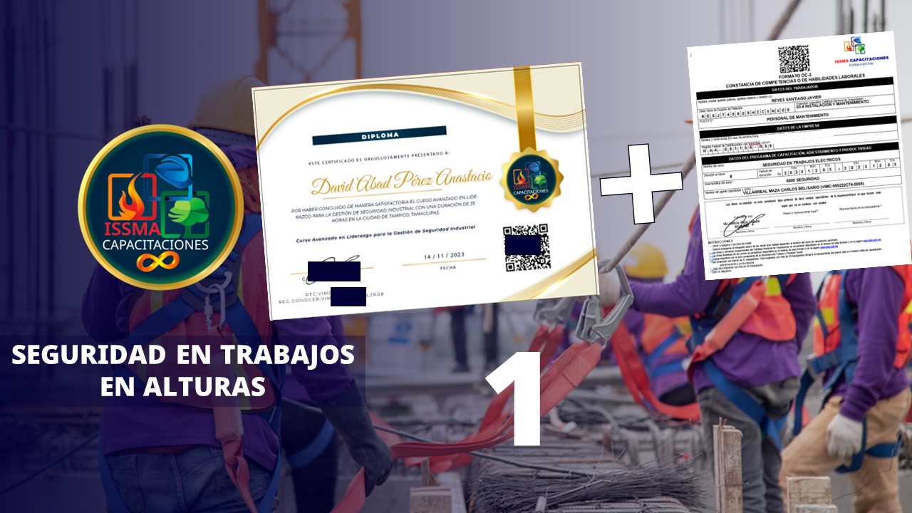 CURSO SEGURIDAD EN TRABAJOS EN ALTURAS CON DC-3