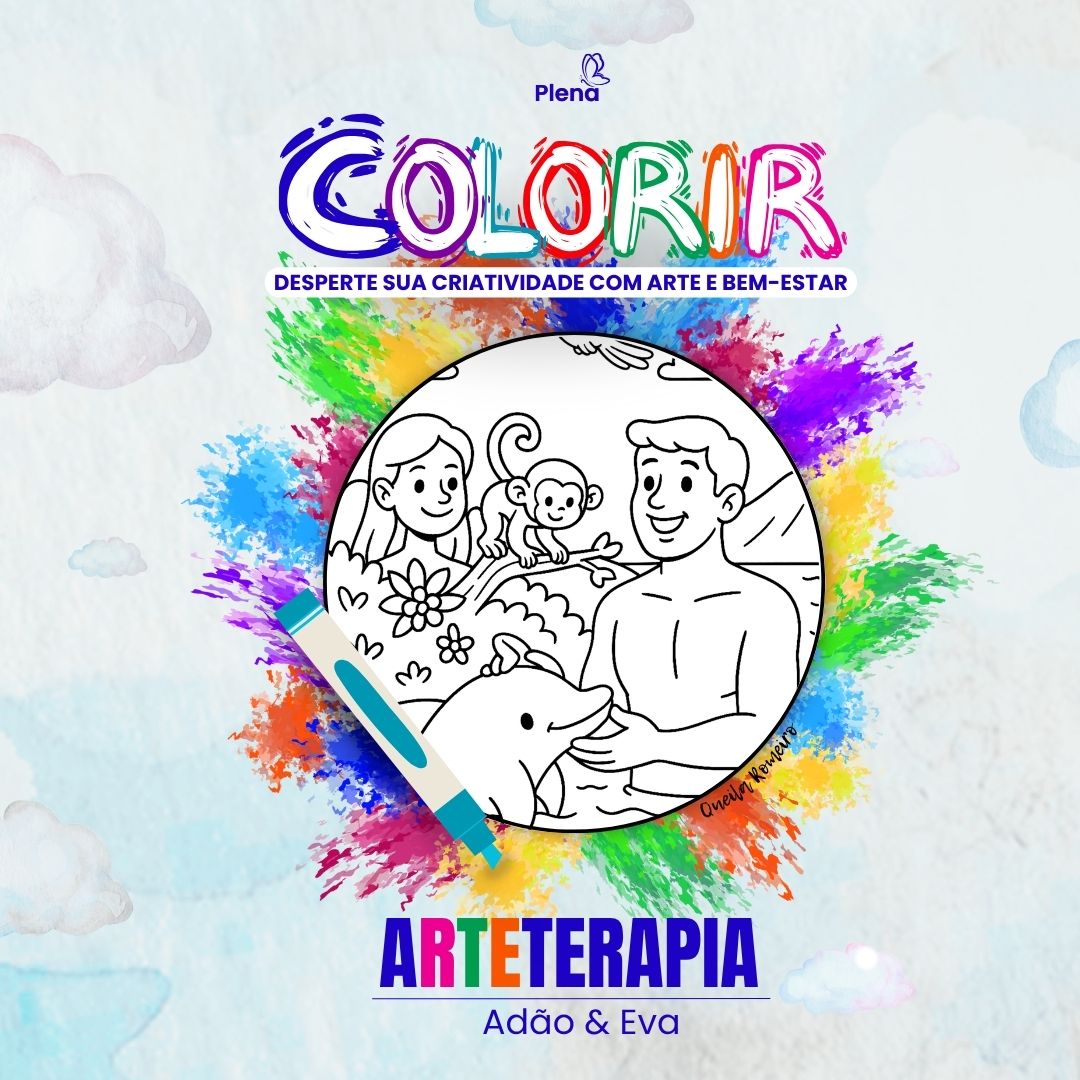 ArteTerapia - Adão e Eva | Hotmart