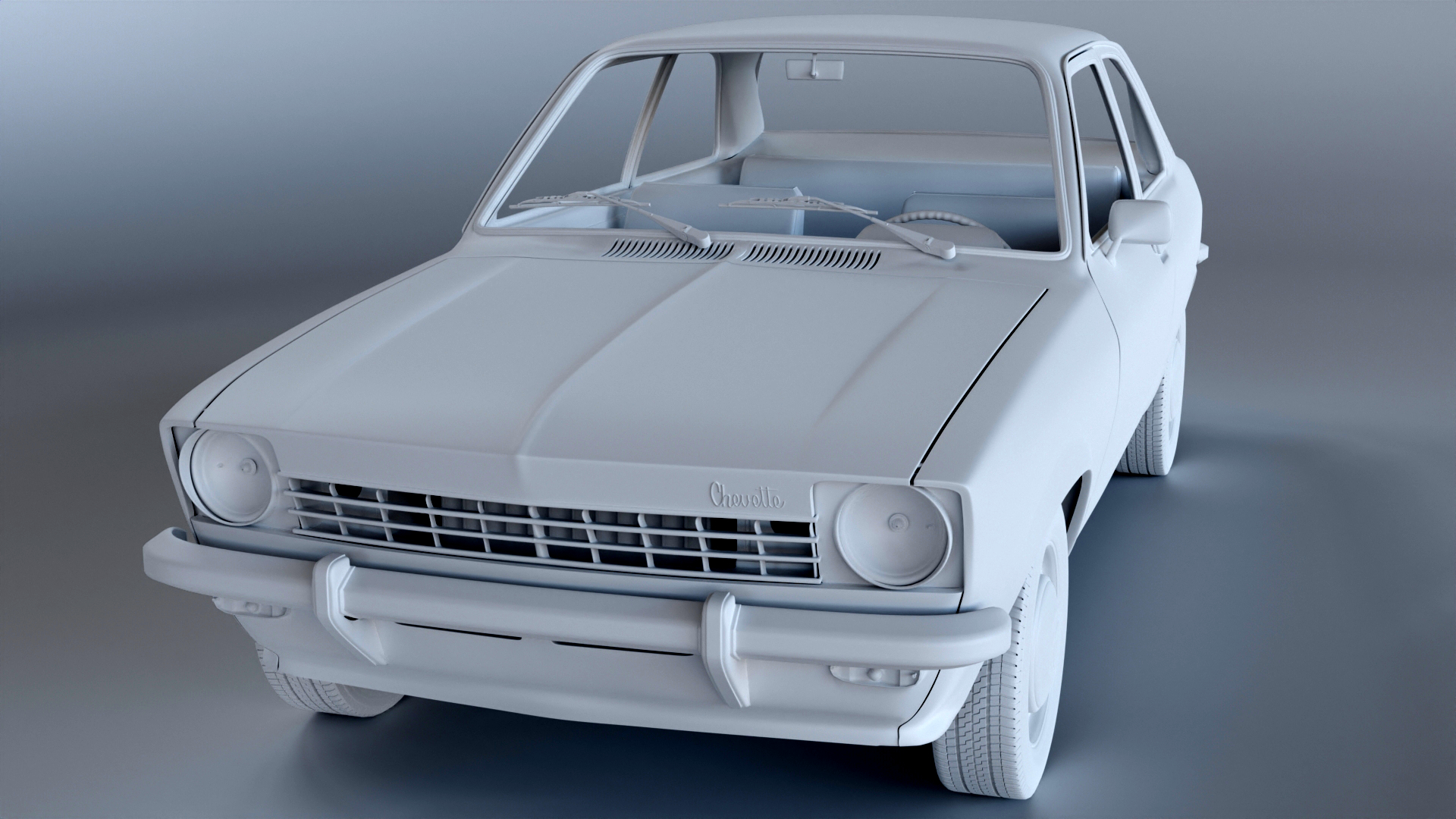 Arquivo OBJ - Chevrolet Chevette 3D - William Santos | Hotmart