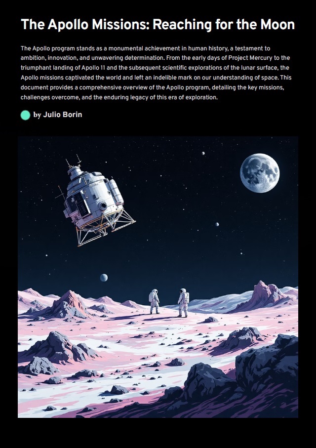 The Apollo Missions: Reaching for the Moon