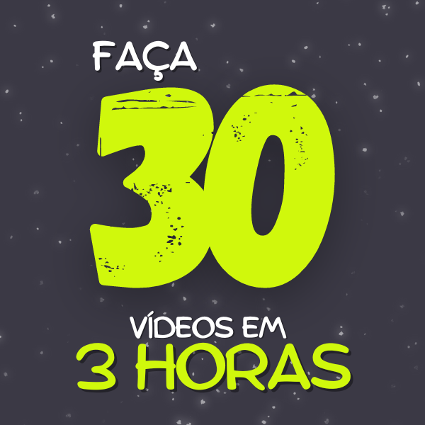 Vídeo EBOOK 30 Vídeos em 3 Horas