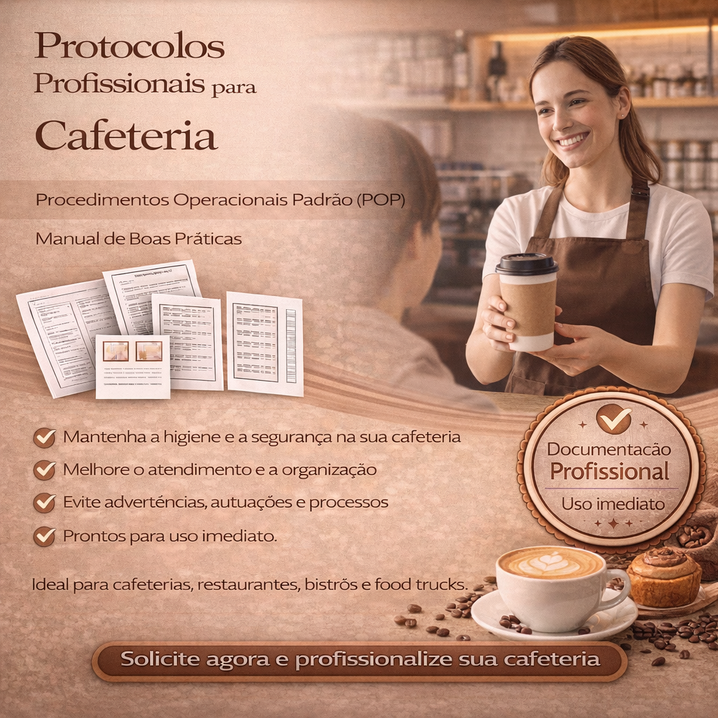 PACK COM 89 DOCUMENTOS: POP'S CAFETERIA, MANUAL DE BOAS PRÁTICAS E ...