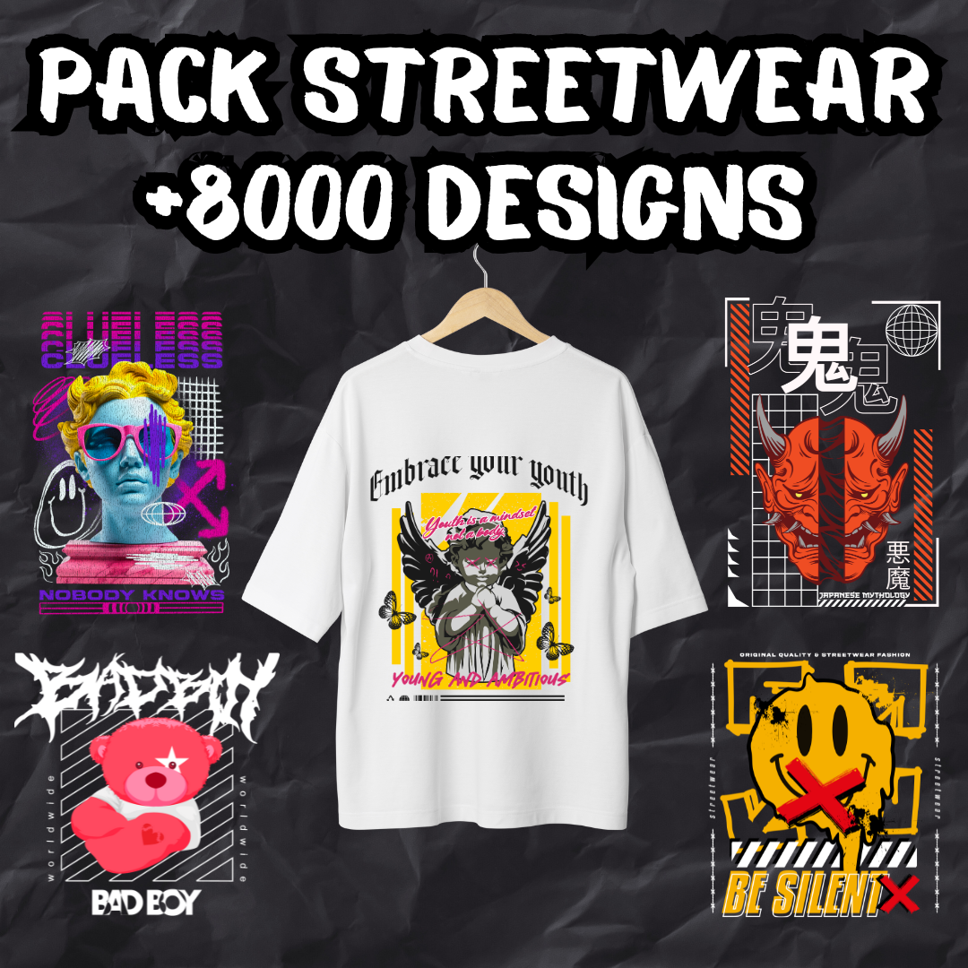 MEGA PACK STREETWEAR DESIGNS