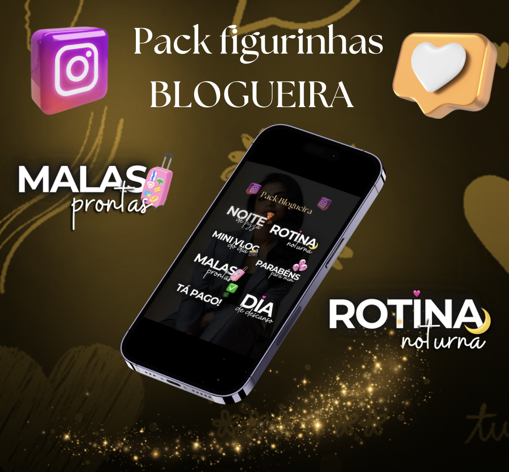 Pack figurinhas para stores - Yasmin Rocha Santos | Hotmart