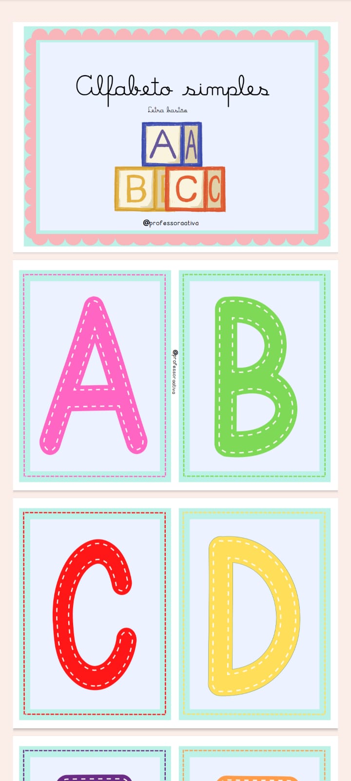 Alfabeto simples - Jacqueline da Silva | Hotmart