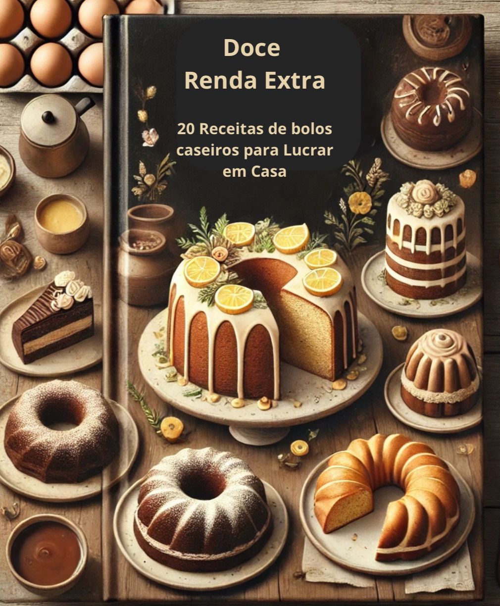Doce Renda Extra: 20 Receitas de Bolos Caseiros para Vender - Karin...