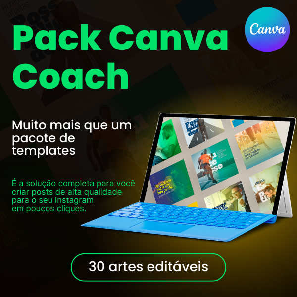 Pack Coach – Com 30 Posts editáveis no Canva - Postideal | Hotmart