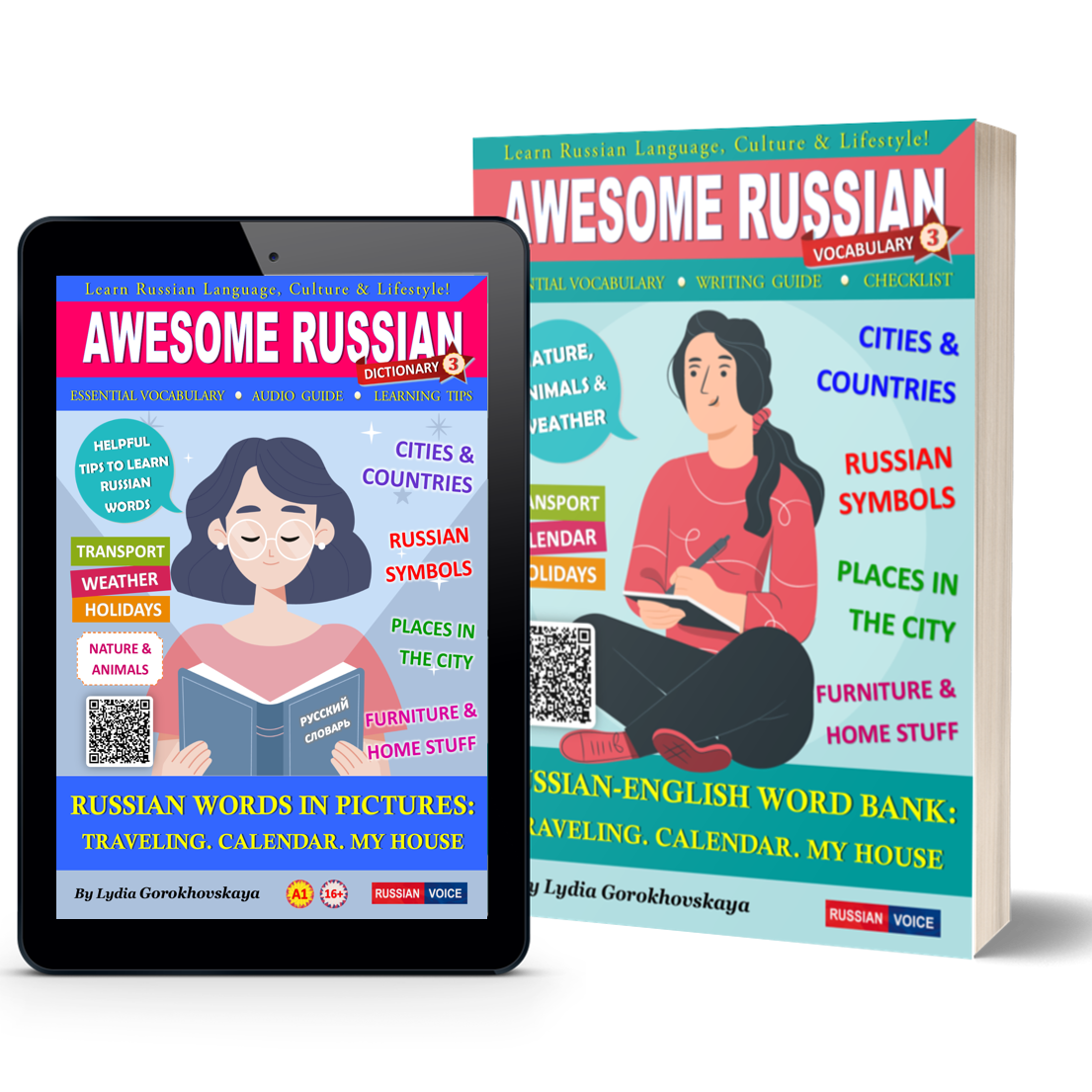 Awesome Russian Dictionary 3. Russian Words in Pictures: Traveling ...