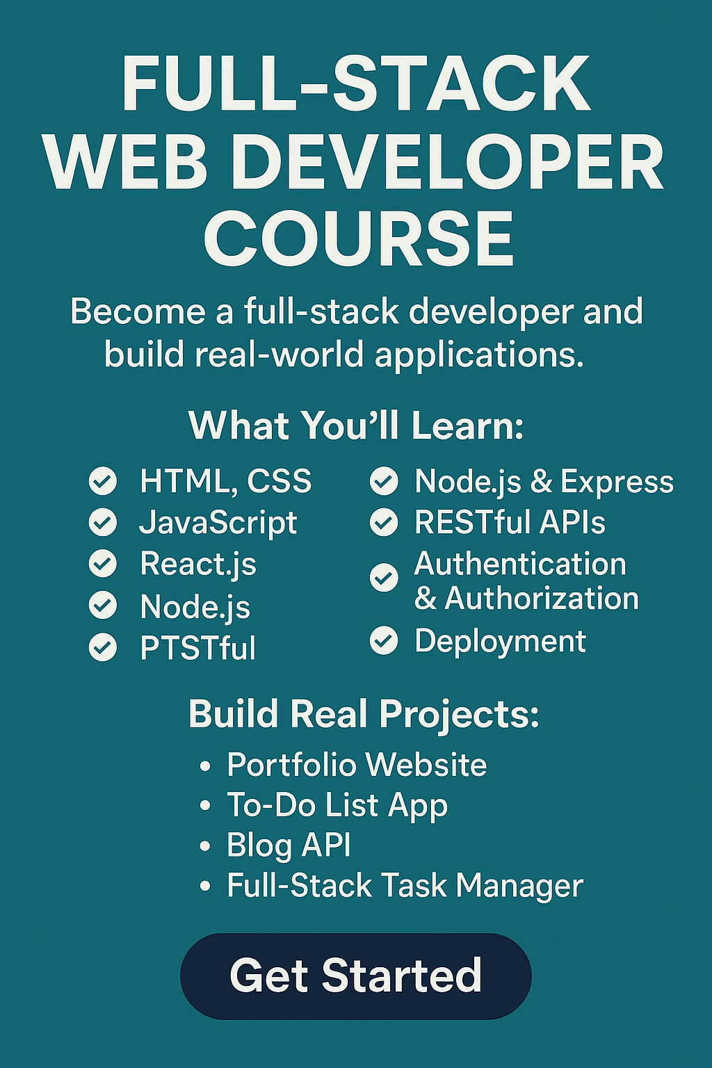 Full-Stack Web Developer Course