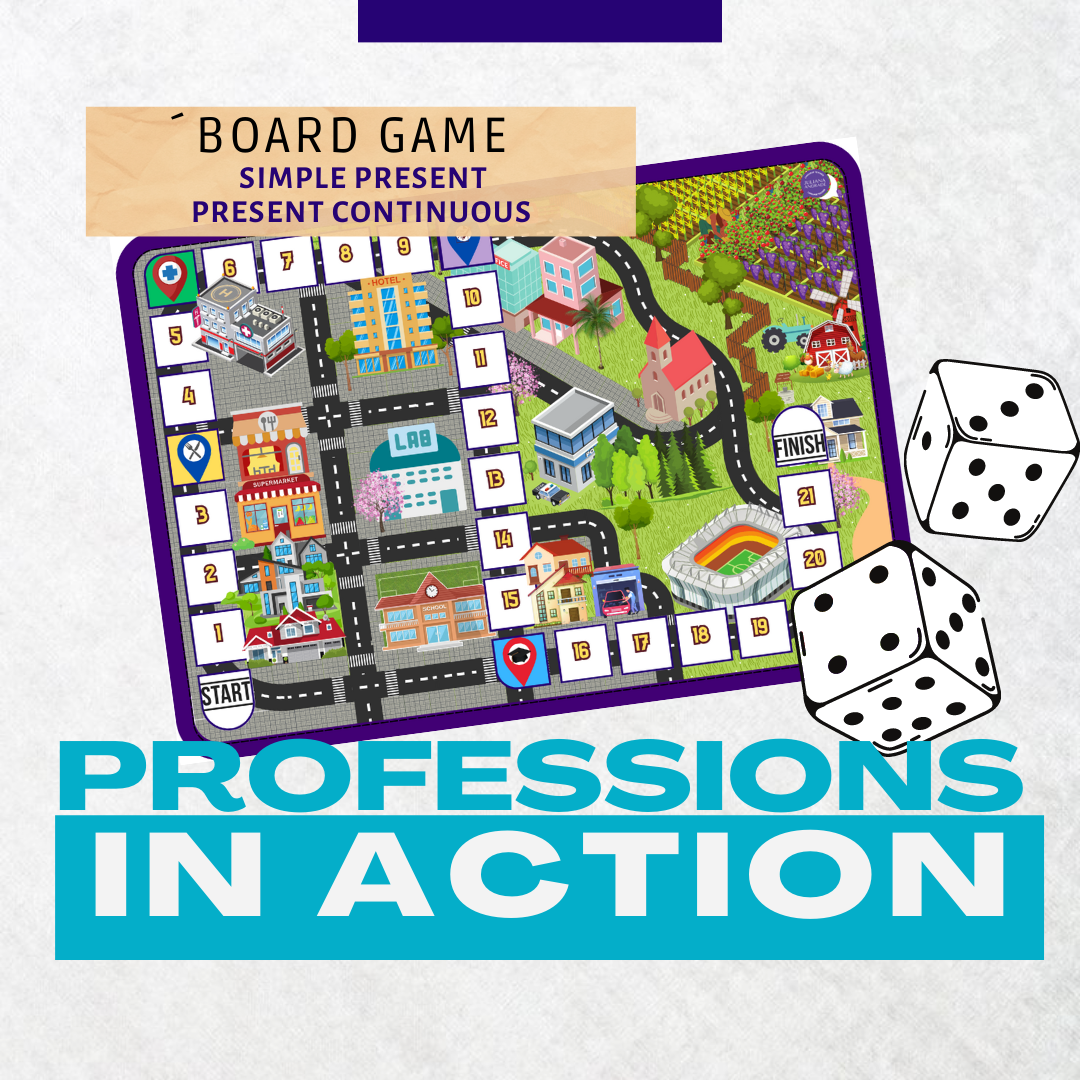 BOARD GAME PROFESSIONS IN ACTION - Juliana Andrade - English teach...