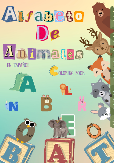 Alfabeto de animales en español para colorear - Roberto Antonio Rod...