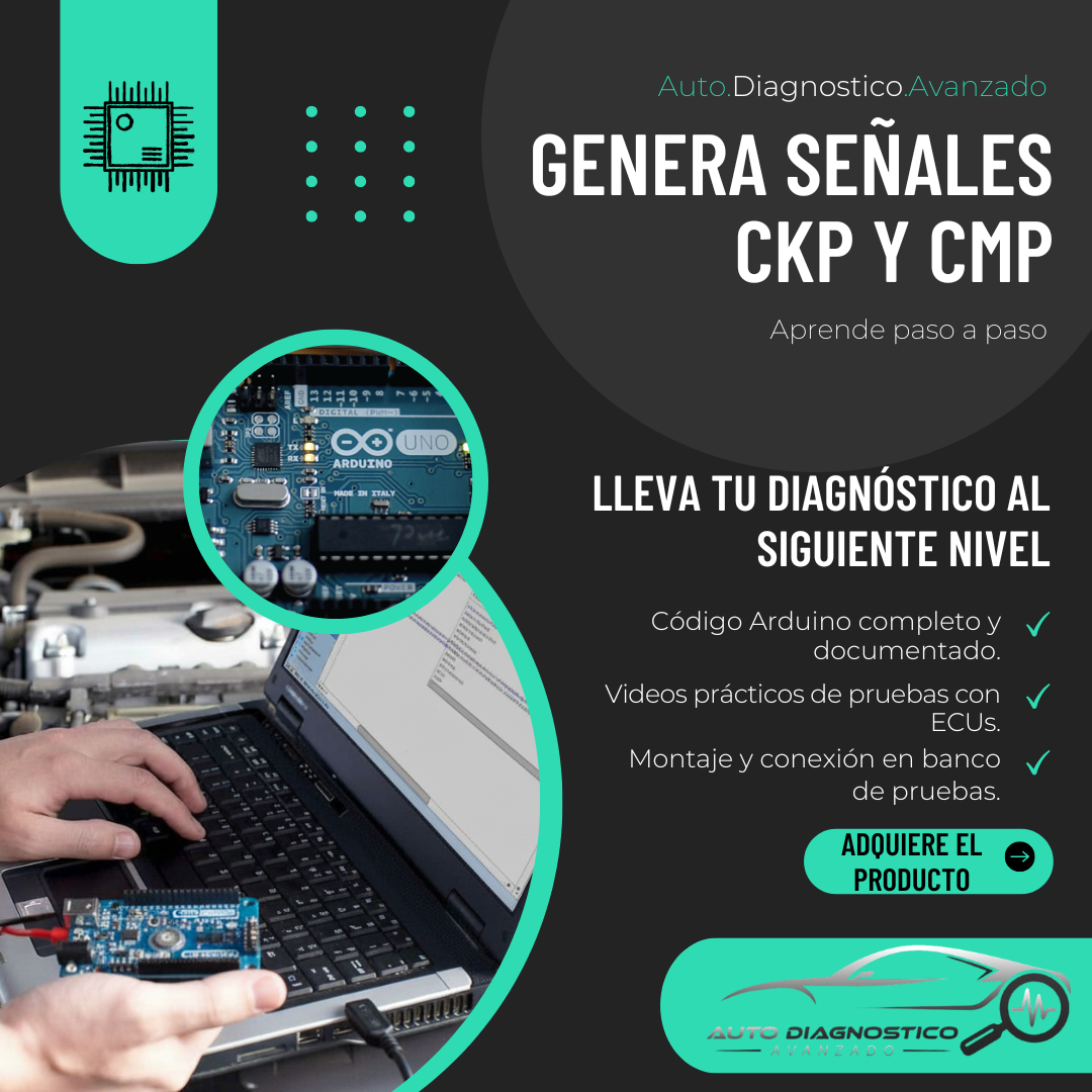 Código Arduino: Generador de señales CKP y CMP con Arduino para dia...