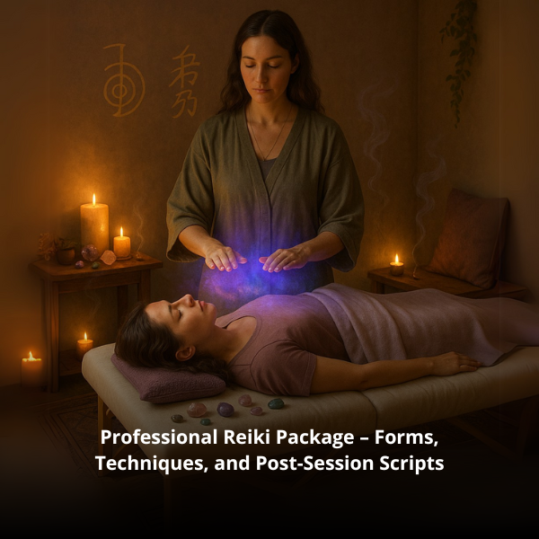 Professional Reiki Package – Forms, Techniques, and Post-Session Sc...