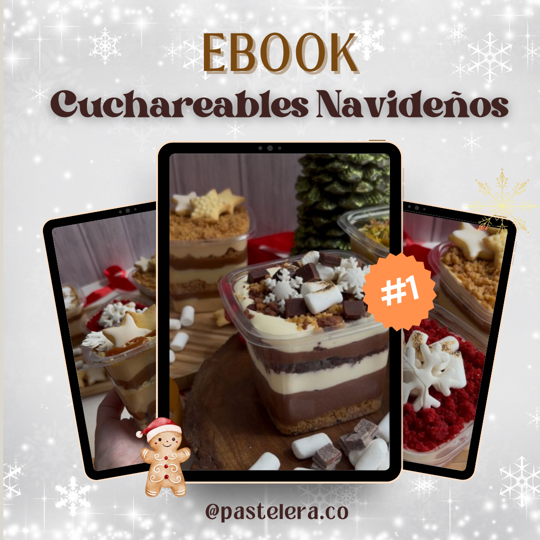 Postres Cuchareables Navideños - Pasteleraco | Hotmart