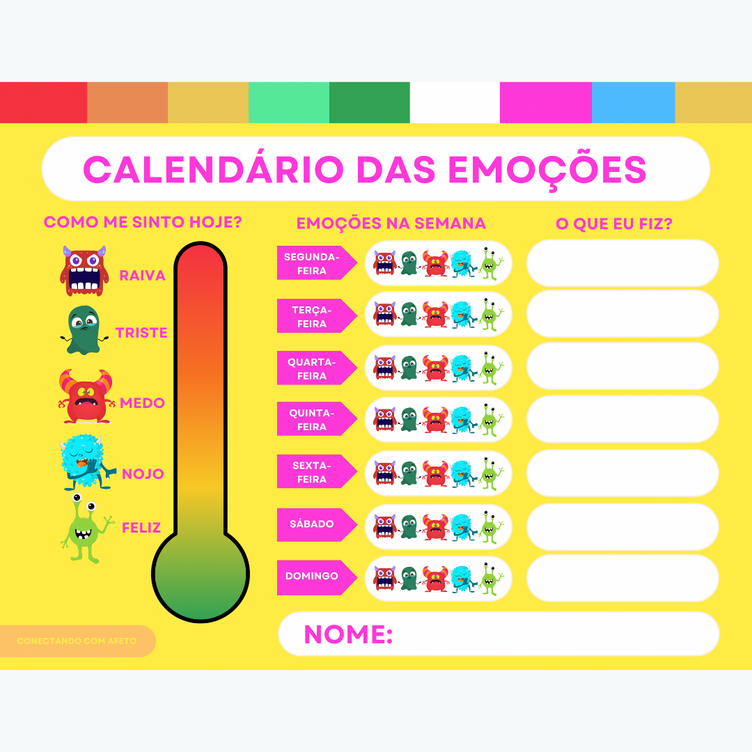 [Ferramenta] Calendário das Emoções - Instituto Myo | Hotmart