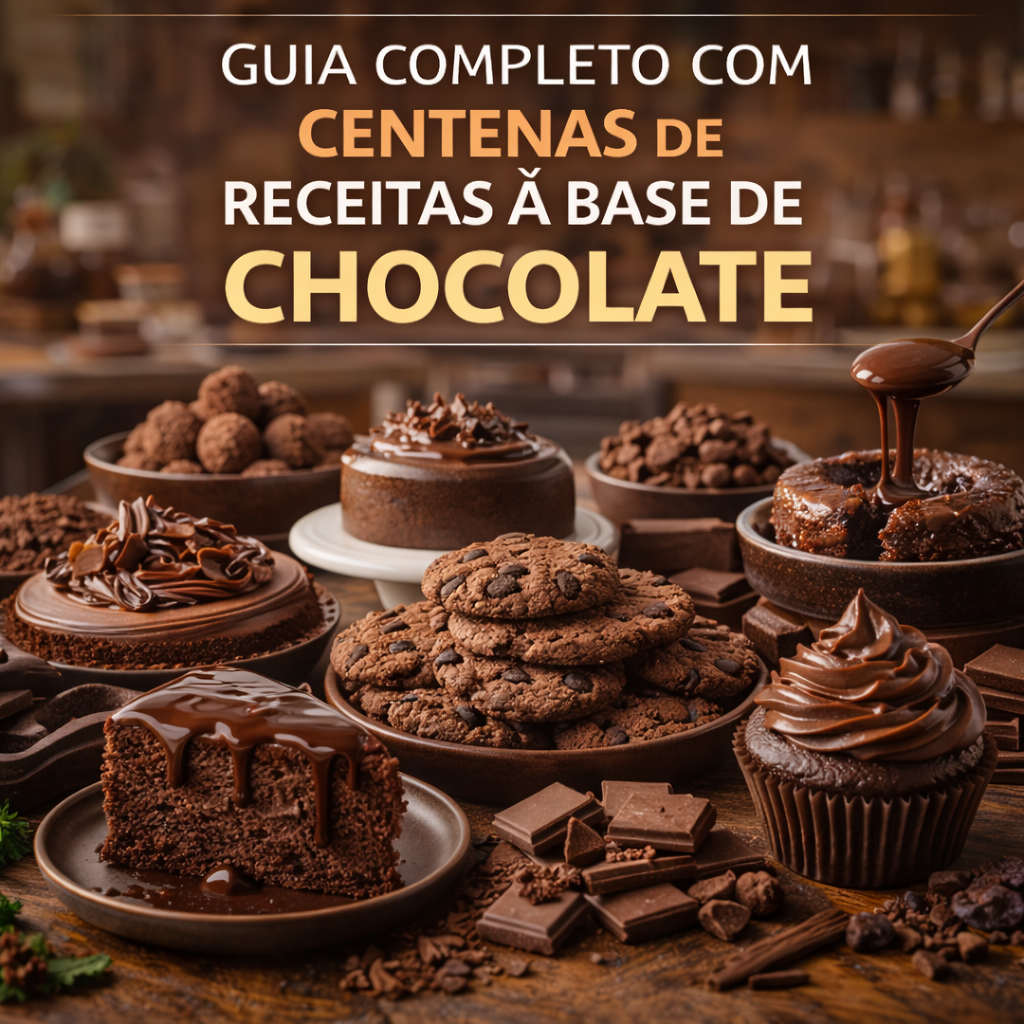 Guia Completo Com Centenas De Receitas A Base De Chocolate - MP CUR...