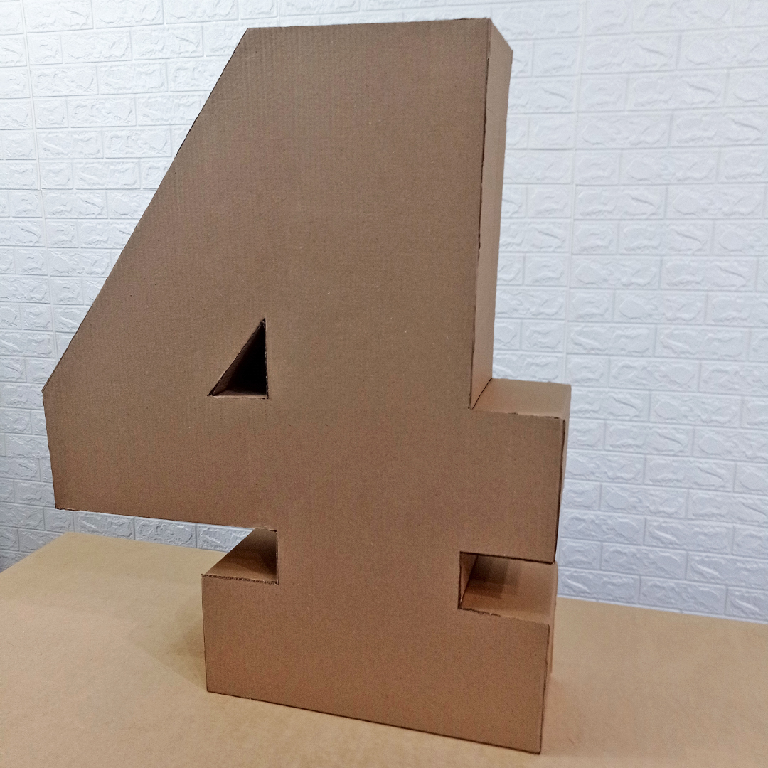 Número 4 Moldes de Numero Quatro Para Imprimir Como Fazer O número ...