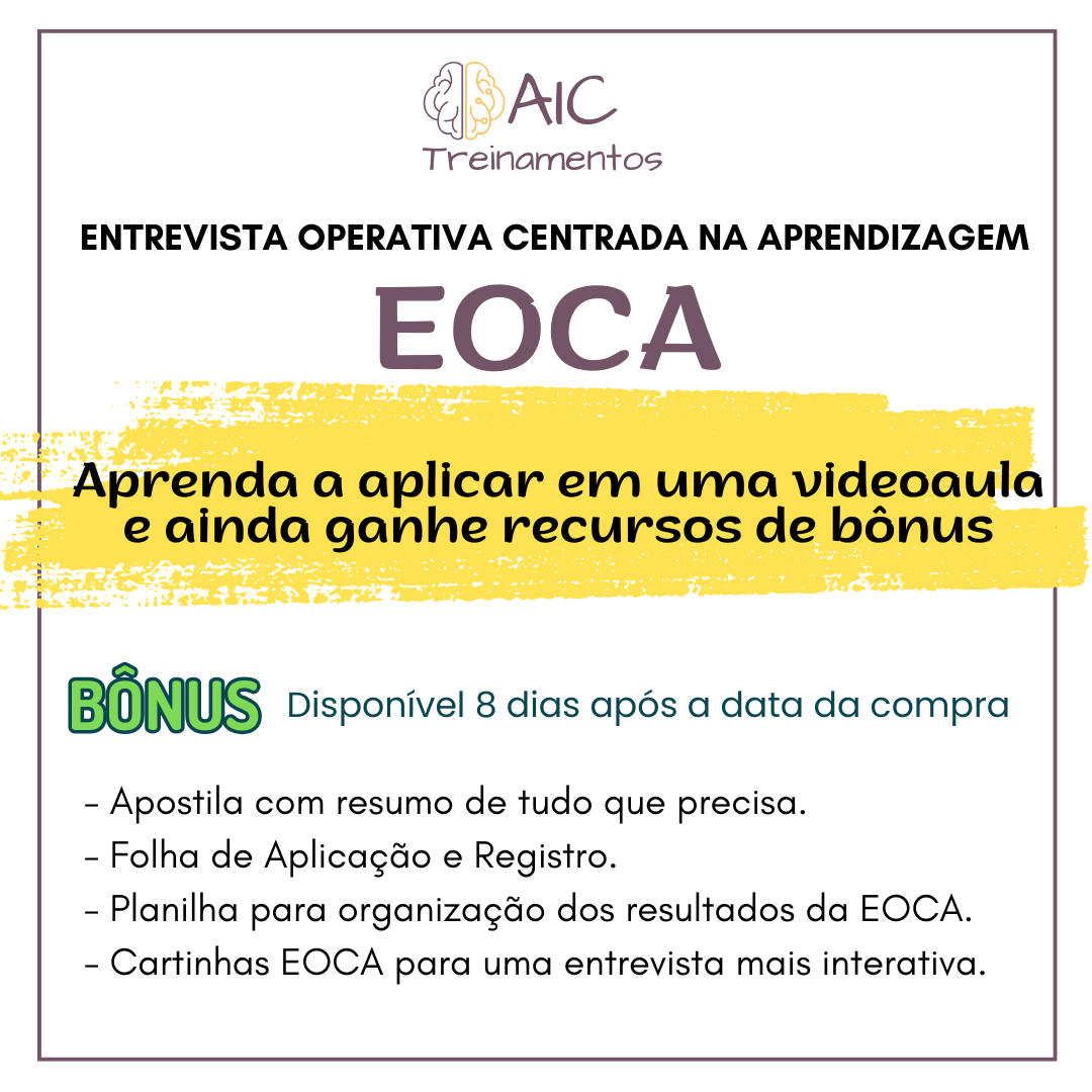 EOCA - Treinamento on-line - Soluções para Avaliação e Intervenção ...