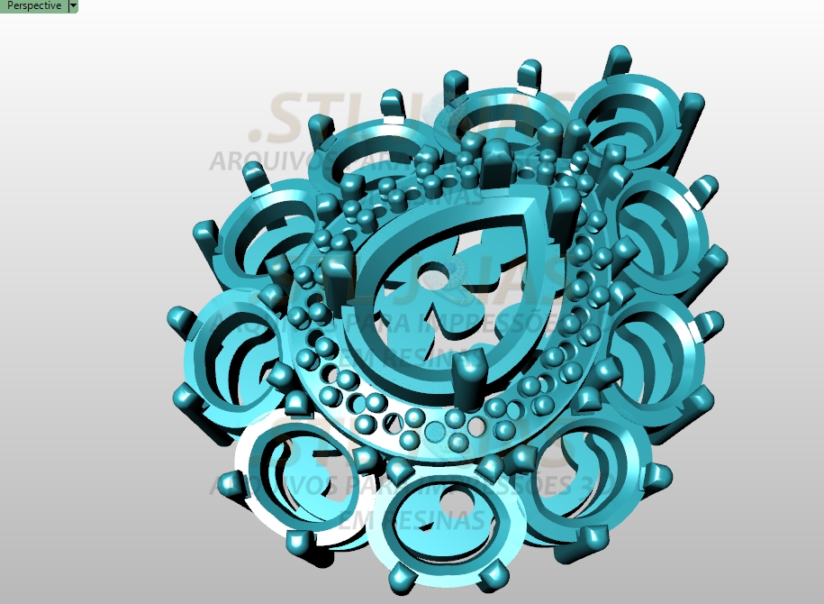 BRINCO GOTA CRAVEJADO Arquivo para impressão 3D. Formato STL - STL ...