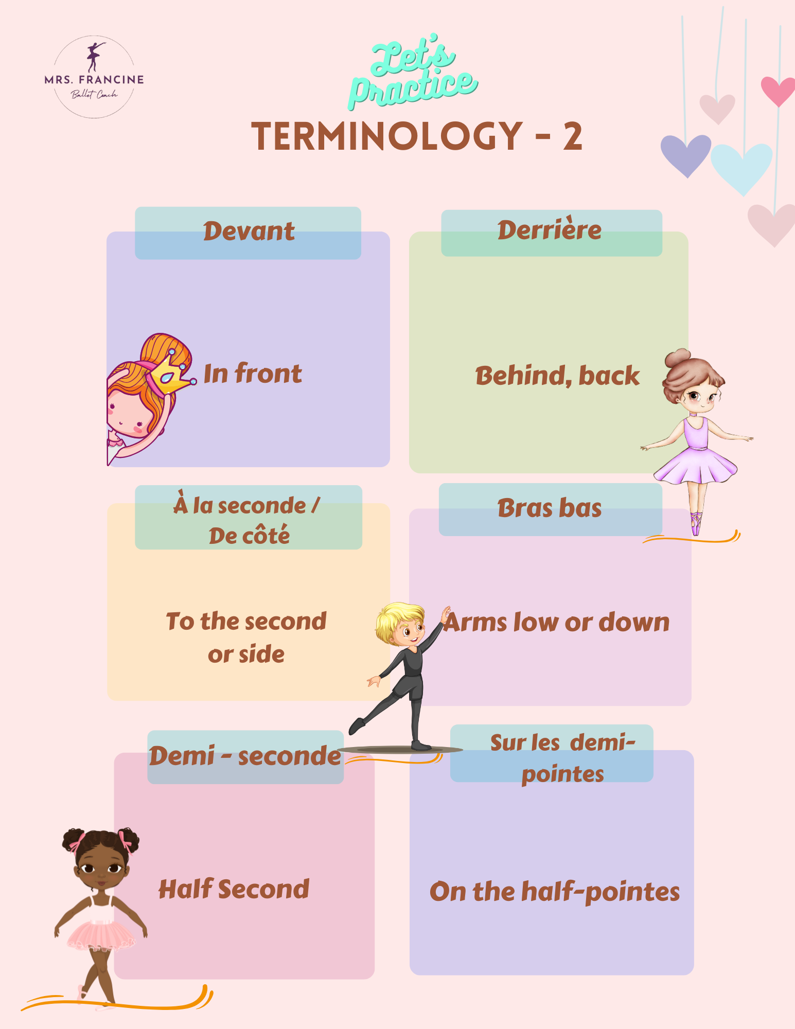 Ballet Terminology for Kids 2