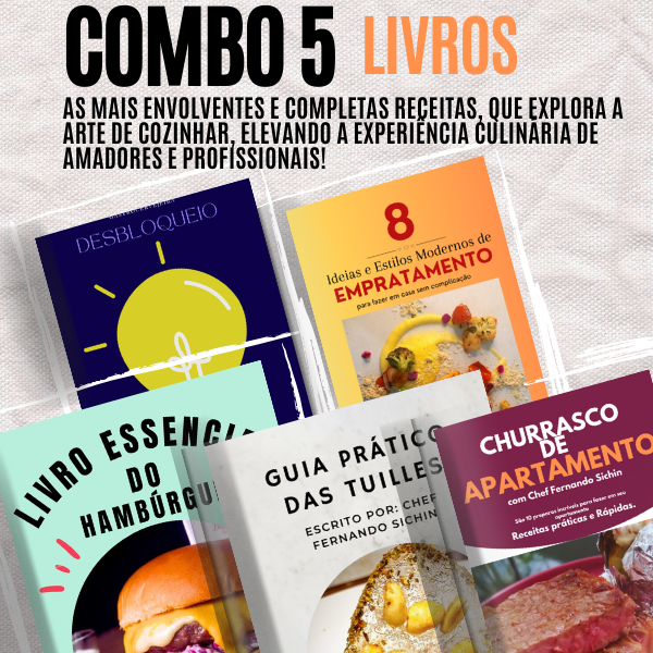 Combo Ebooks - Chef Fernando Sichin