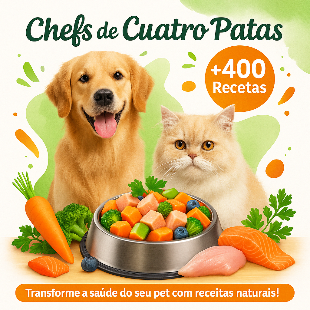 Chefs de Cuatro Patas: +400 Recetas Saludables para Perros y Gatos ...