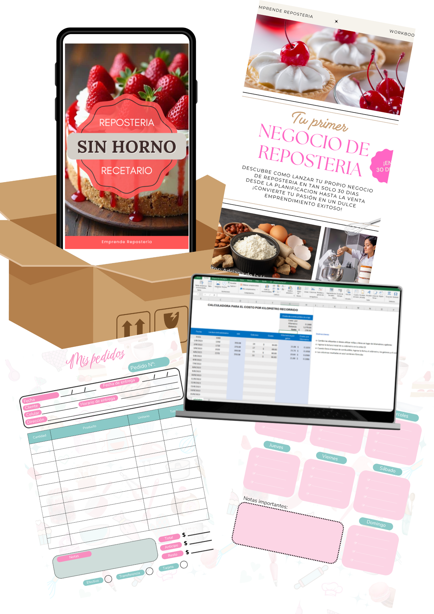 Tu negocio repostero. Pack para lanzar en 30 días - Emprende Repost...