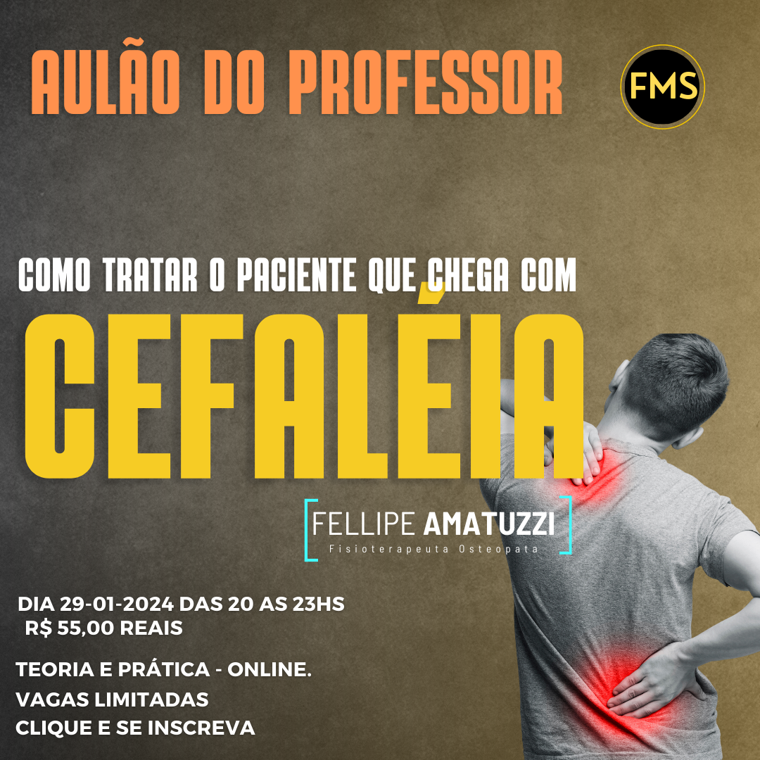 COMO TRATAR O PACIENTE COM CEFALÉIA - AULÃO PROF FELLIPE AMATUZZI ...