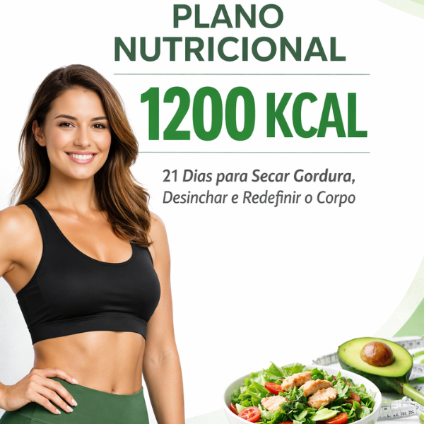 PLANO NUTRICIONAL 1200 KCAL-Emagrecimento Acelerado em 21 Dias - Di...