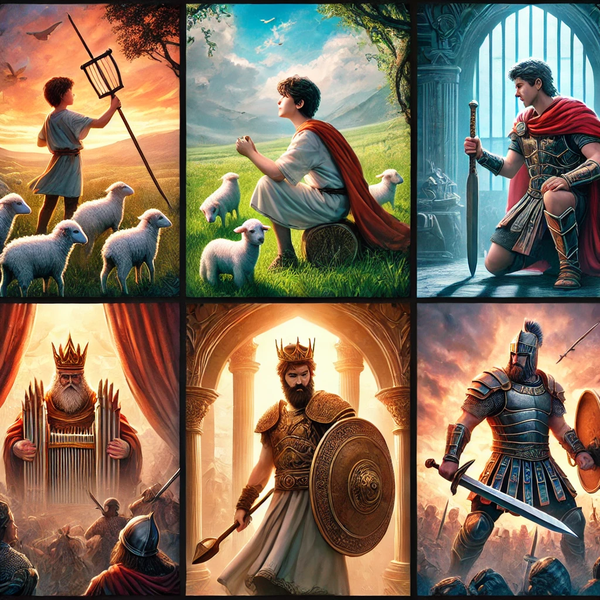 "História de Davi: Uma Jornada de Coragem e Fé para Todas as Idades...