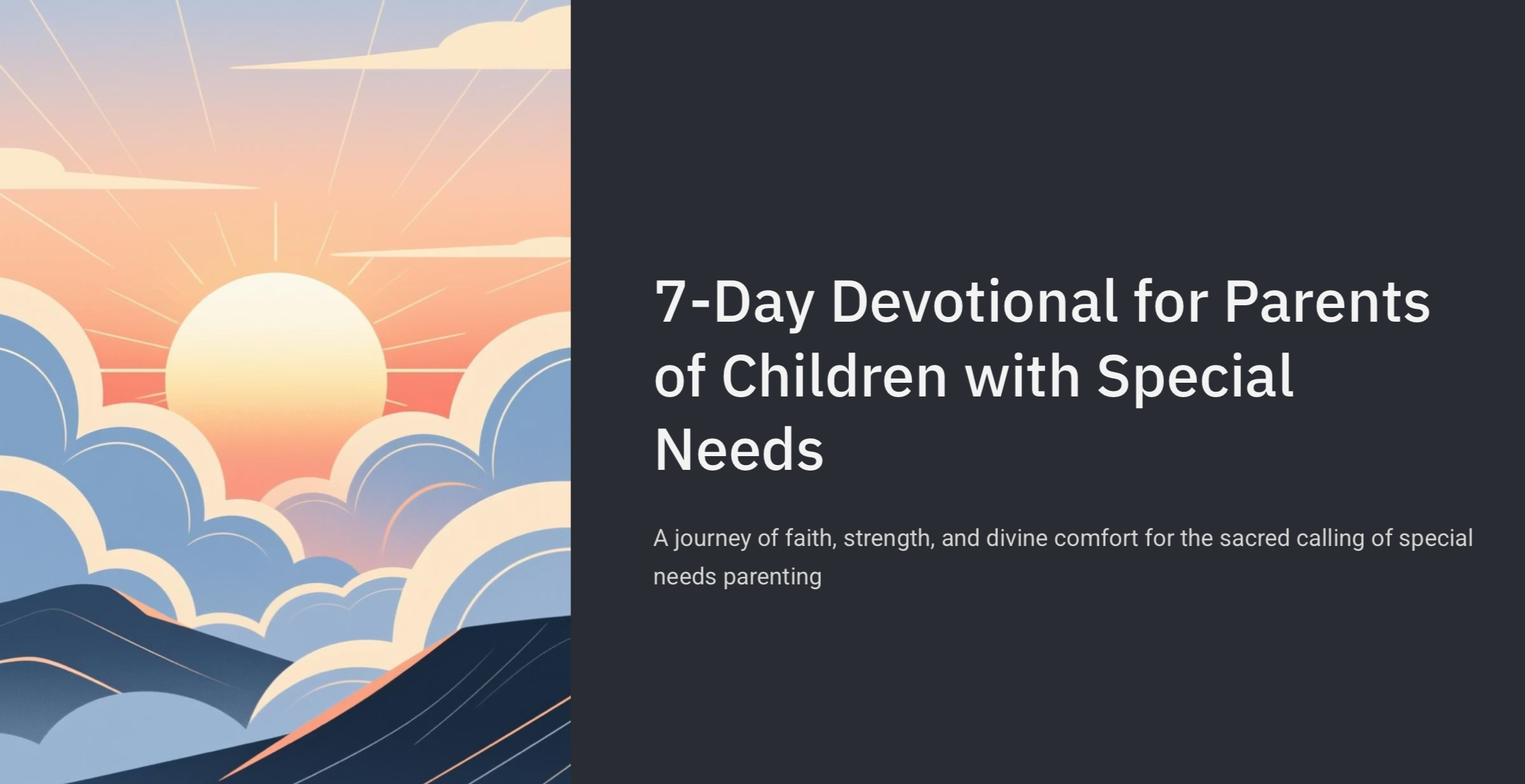 7-Day Devotional for Parents of Children with Special Needs - Alex...