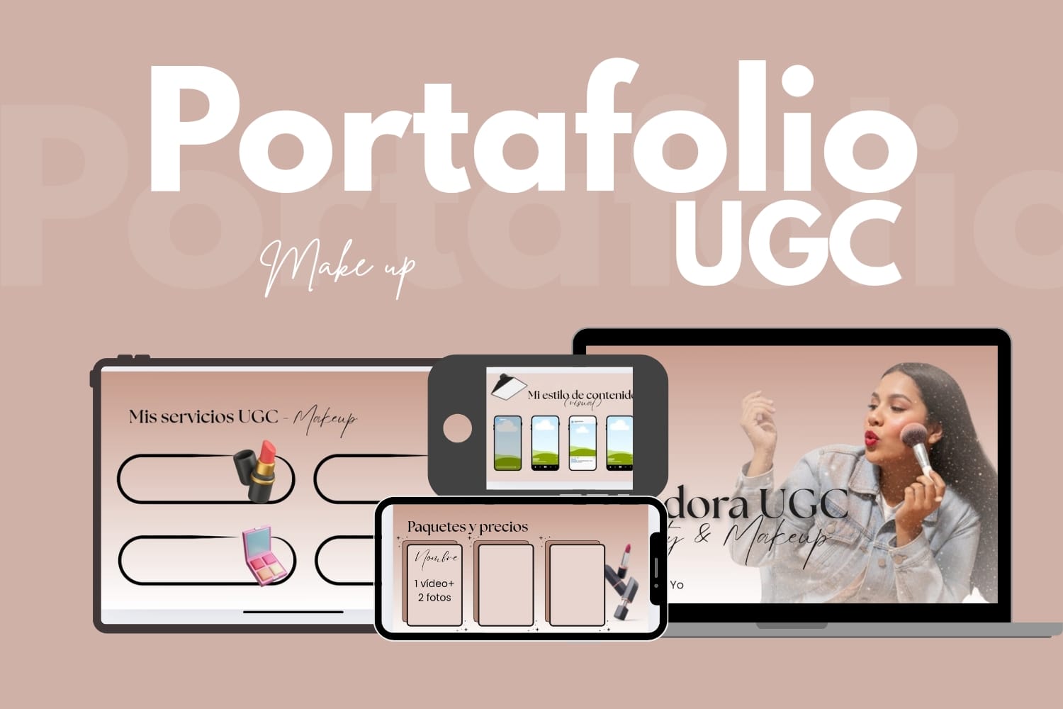 Portafolio UGC Make up - Editable en Canva - Yineth Colmenares | Ho...